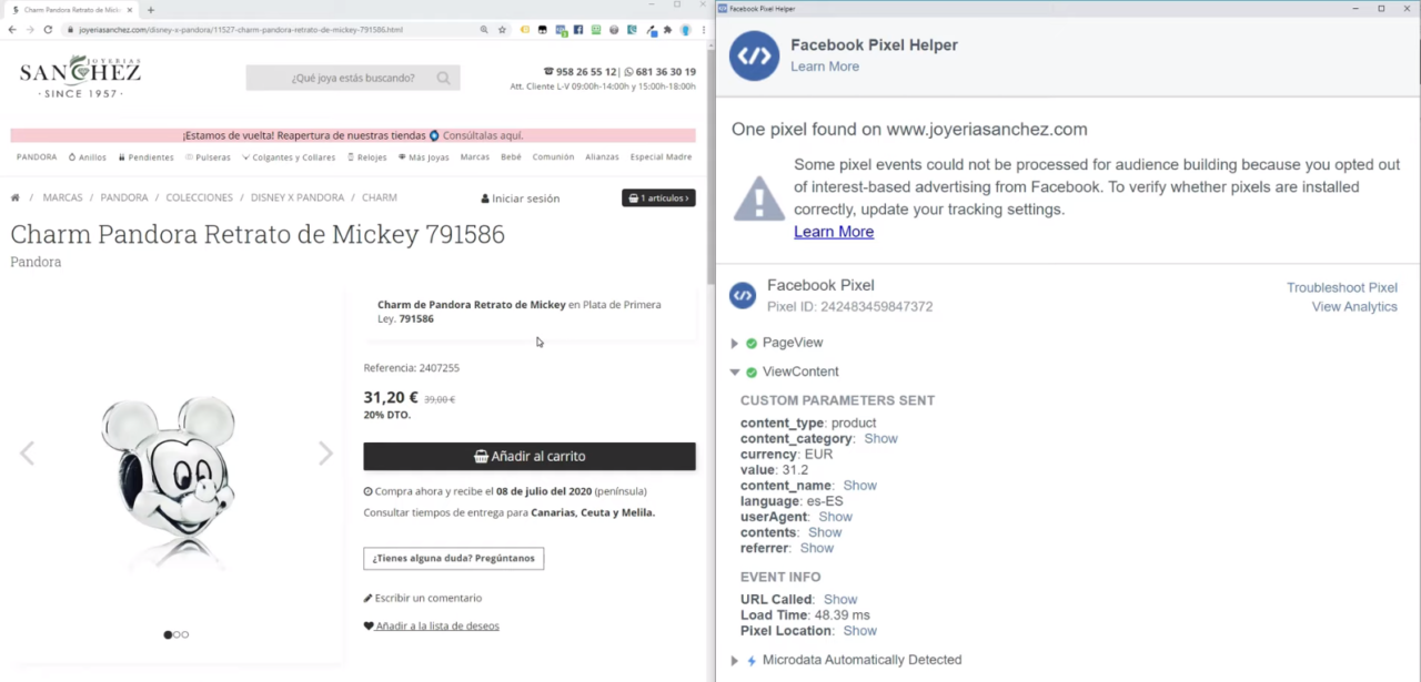 Facebook Pixel Helper - Cómo usarlo