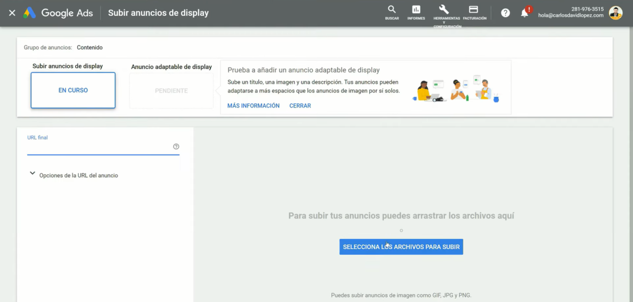 Tamaños de banners display en Google Ads ⭐️Guía rápida